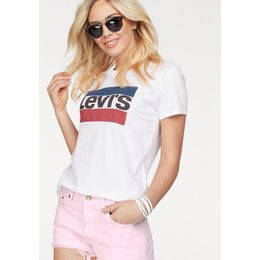 Levi's LEVI'S T-Shirt »Graphic Sport Tee Pride Edition« Logoprint auf der Brust white XS (32) XS (32) T-Shirt mit Rundhals und Frrontpint von Levi's