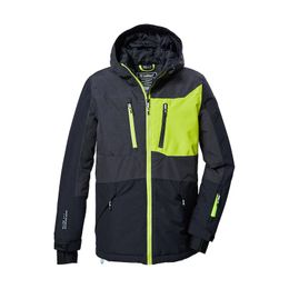 Killtec Jungen Skijacke &raquo;KSW 398 BYS SKI JCKT&laquo; Wasserdichte Skijacke mit 10.000 mm Wassers&auml;ule und Daumenl&ouml;chern grau 140