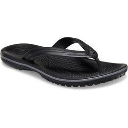 Crocs Zehentrenner »Crocband Flip« Sommerschuh, Schlappen, Poolslides, Dianette, zum Baden schwarz-grau 45 45 Leichte Zehentrenner für den Sommer