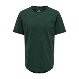 Only & Sons ONLY & SONS Rundhalsshirt »ONSBENNE LONGY SS TEE NF 7822 NOOS« Darkest Spruce S S T-Shirt von Only & Sons