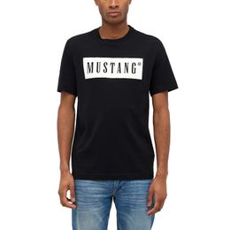 Mustang Herren Mustang Print-Shirt &raquo;AUSTIN&laquo; schwarz L