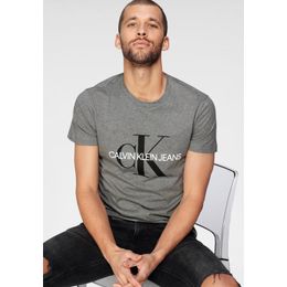 Calvin Klein Jeans T-Shirt »ICONIC MONOGRAM SLIM TEE« mit großem CK-Print Mid Grey Heather XXXL (58) XXXL (58) Markenprint vorne