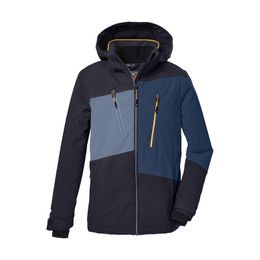Killtec Skijacke »KSW 174 BYS SKI JCKT« Wasser- und winddichte Skijacke mit abnehmbarer Kapuze und Schneefang schwarz 116 116 Kids Skijacke mit...