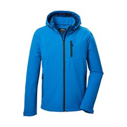 Killtec Softshelljacke &raquo;KOW 92 MN SFTSHLL JCKT&laquo; Wasser- und windabweisend, atmungsaktiv, abnehmbare Kapuze blau M M Softshelljacke mit...
