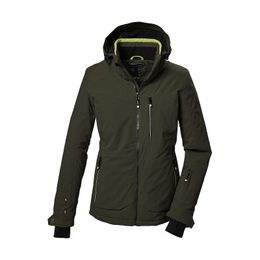 Killtec Skijacke &raquo;KSW 36 WMN SKI JCKT&laquo; Wasserdichte Damenjacke mit abnehmbarer Kapuze und Schneefang moosgr&uuml;n 36 36 Skijacke mit abzippbarer Kapuze...