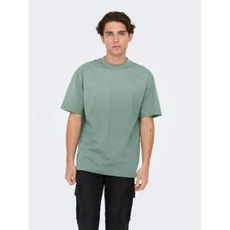 Only & Sons ONLY & SONS Rundhalsshirt »ONSFRED RLX SS TEE« Iceberg Green L L T-Shirt von Only & Sons