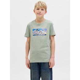 Jack & Jones JACK & JONES JUNIOR T-Shirt »JJCOLTON PHOTOPRINT TEE SS CREW NE JNR« Iceberg Green 152 152 Shirt von Jack&Jones Junior