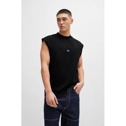 HUGO BLUE T-Shirt »Navertz« mit Hugo-Label Black001 M M Ärmelloses T-Shirt von Hugo BLUE Menswear