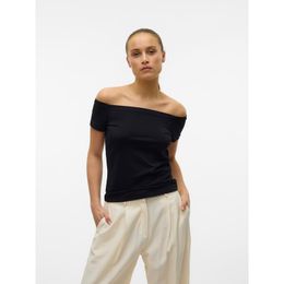 Véro Moda VERO MODA Kurzarmshirt »VMPANDA OFF-SHOULDER TOP JRS GA NOOS« Black S S Top von Vero Moda