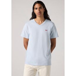 Levi's LEVI'S V-Shirt &raquo;LE ORIGINAL HM VNECK&laquo; mit Logostickerei niagara mist S S V-Shirt von Levi's