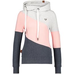 ALIFE & KICKIN Kapuzensweatshirt »Damen StacyAK« cloudy XXL XXL Der absolute Eycatcher in dreifarbigem Design - Sweater StacyAK von alife and kickin