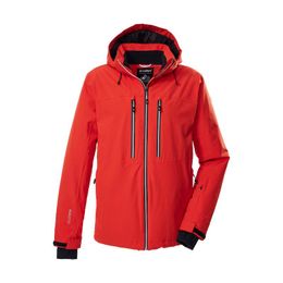 Killtec Skijacke »KSW 466 MN SKI JCKT« Wasserdicht, atmungsaktiv, warm, verstellbare Kapuze dunkelorange S S Herren Skijacke mit regulierbarer...