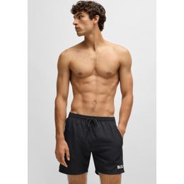 BOSS Badeshorts »Starfish« mit Kontraststreifen Black 001 XXL - N-Gr N-Gr XXL Badeshorts von BOSS Black Menswear