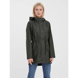 Véro Moda VERO MODA Regenjacke »VMMALOU COATED JACKET« mit Kapuze peat S S Lässiger Parka von VERO MODA
