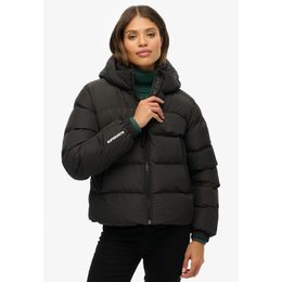 Superdry Steppjacke »HOODED SPORTS PUFFER JACKET« mit Kapuze Black S S Moderne Pufferjacke von Superdry