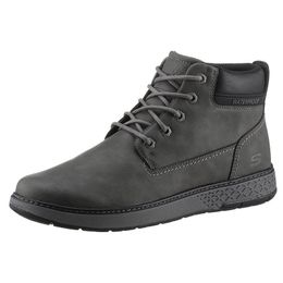 Skechers Schnürboots »GARLAN«, Schnürstiefel, Boots mit dämpfender Sohlentechnologie dunkelgrau 43 43 Lässige Schnürboots von Skechers mit...