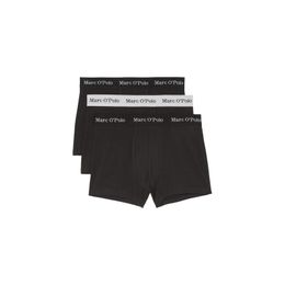 Marc O'Polo MARC O'POLO Boxershorts »Essentials« 3er Pack, mit elastischem Bündchen mit Logo-Schriftzug 2xblack/1xblack+white elastic XXL XXL Herrenboxershorts...