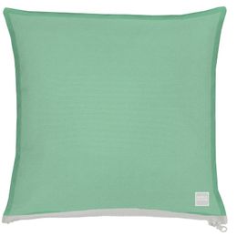 Apelt Dekokissen »3959« Kissenhülle mit Füllung, 1 Stück türkis + unifarben Bezug: 100% Polyester. Füllung: 100% Baumwolle B/L: 48 cm x 48 cm