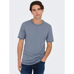 Only & Sons ONLY & SONS Rundhalsshirt »ONSBENNE LONGY SS TEE NF 7822 NOOS« Flint Stone S S T-Shirt von Only & Sons