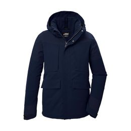 Killtec Funktionsjacke »KOW 81 MN JCKT« Wasserdichte Herrenjacke mit abnehmbarer Kapuze und vielen Taschen navy XXL XXL Herren Funktionsjacke mit...
