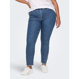 Only CARMAKOMA Skinny-fit-Jeans »CARHUSH MID SKINNY AK RW DNM AKM186« Medium Blue Denim 48 - Länge 32 Länge 32 48 Knöchellange Skinny Fit Jeans von...