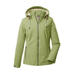 G.I.G.A. by Killtec G.I.G.A. DX BY KILLTEC Softshelljacke &raquo;GS 141 WMN SFTSHLL JCKT&laquo; Softshelljacke mit floralem Muster, wasserabweisend, abnehmbare Kapuze pistazie 36...