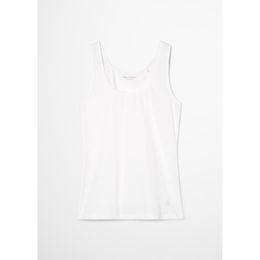 Marc O'Polo MARC O'POLO Tanktop »Essentials« mit kleinem Logo am Saum white M M Basic Top mit keinem Logo am Saum