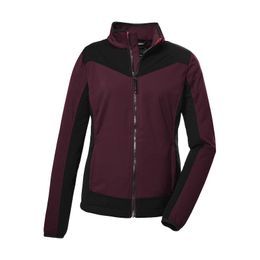 Killtec Softshelljacke &raquo;KOW 29 WMN SFTSHLL JCKT&laquo; Wasser- und windabweisende Softshelljacke mit Colourblock Design pflaume 44 44 Damen...