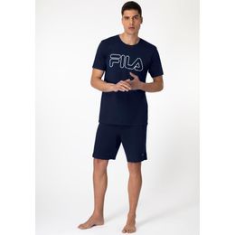 Fila Shorty »MAN JERSEY PYJAMAS« 2-tlg., mit bequemen Shorts, Kurzarm, Logo-Schriftzug NAVY S S Herren Pyjama von Fila