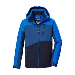 Killtec Funktionsjacke &raquo;KOW 370 BYS JCKT&laquo; Wasserdichte Jungenjacke mit 10.000 mm Wassers&auml;ule und Fleece blau 128 128 Jungen Funktionsjacke mit...