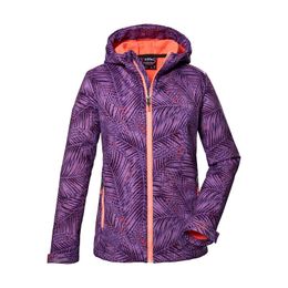 Killtec Softshelljacke »KOS 346 GRLS SFTSHLL JCKT« Mädchen Softshelljacke, 10.000 mm Wassersäule, reflektierend altrosa 176 176 Softshelljacke mit...