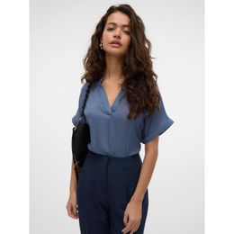 Véro Moda VERO MODA Shirtbluse »VMBEAUTY SS TOP GA NOOS« China Blue L L Blusenshirt von VERO MODA