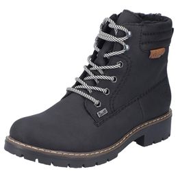 Rieker Winterstiefelette mit Schaftrandpolsterung schwarz 38 38 Mit wasserabweisender TEX-Membran