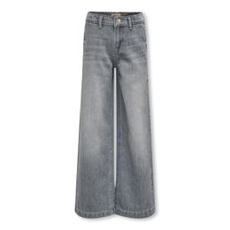 Kids Only M&auml;dchen KIDS Only Weite Jeans &raquo;KOGCOMET WIDE LEG DNM MAT624 NOOS&laquo; blau 134, N-Gr