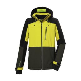 Killtec Skijacke »KSW 72 MN SKI JCKT« Trendige Skijacke, 100% wasser- und winddicht, abnehmbare Kapuze limette XXL XXL Herren Skijacke in...