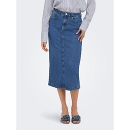 Only Jeansrock »ONLWONDER MIDI BACK SLIT SKIRT PIM DNM« Medium Blue Denim S (36) S (36) Langer Jeansrock von Only