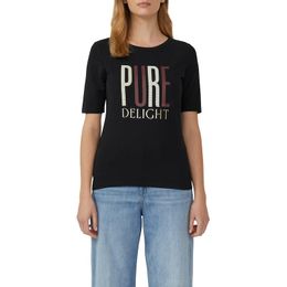 s.Oliver T-Shirt mit Frontprint BLACK 40 40 T-Shirt von s.Oliver Red Label