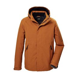 Killtec Funktionsjacke »KOW 4 MN JCKT« Wasser- und winddichte Herrenjacke, atmungsaktiv, abnehmbare Kapuze orange XXL XXL Funktionsjacke mit...