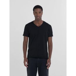 Replay V-Shirt Black S S T-Shirt von Replay