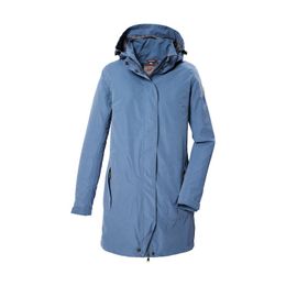 G.I.G.A. by Killtec G.I.G.A. DX BY KILLTEC Parka »GS 108 WMN PRK« Wasserabweisender, winddichter Parka mit abnehmbarer Kapuze graublau 40 40 Damen Funktionsparka mit...