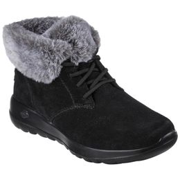 Skechers Winterboots »ON-THE-GO JOY - PLUSH DREAMS« Winterschuh in bequemer Form schwarz-grau 38 38 Schnürboots mit 3M Scotchgard