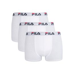 Fila Boxer »MAN BOXER SHORTS« 3er Pack, mit elastischem Logobund weiß S S Herren-Unterhose von Fila