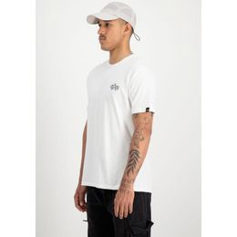 Alpha Industries Rundhalsshirt »Signature BP T« white S S Modisches Shirt von Alpha