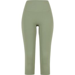 Urban Classics Ladies Capri Leggings ' ' Damen Gr&ouml;&szlig;e XS gr&uuml;n