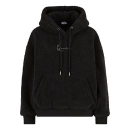 Karl Kani KK Metal Signature Teddy Os Hoodie ' ' Damen Gr&ouml;&szlig;e XXS schwarz