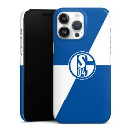 DeinDesign iPhone 14 Pro Max Handy Premium Case Smartphone Handyh&uuml;lle Schutzh&uuml;lle gl&auml;nzend Official Licensed Product Fc Schalke 04 Bundesliga Premium Case