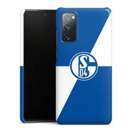 DeinDesign Galaxy S20 FE Handy Premium Case Smartphone Handyh&uuml;lle Schutzh&uuml;lle gl&auml;nzend Official Licensed Product Fc Schalke 04 Bundesliga Premium Case