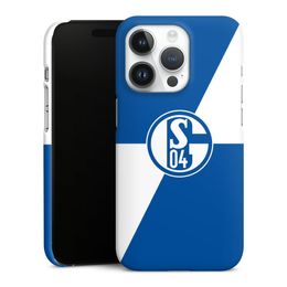 DeinDesign iPhone 14 Pro Handy Premium Case Smartphone Handyh&uuml;lle Schutzh&uuml;lle matt Official Licensed Product Fc Schalke 04 Bundesliga Premium Case