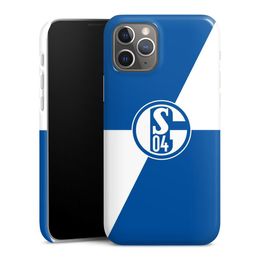 DeinDesign iPhone 12 Pro Handy Premium Case Smartphone Handyh&uuml;lle Schutzh&uuml;lle gl&auml;nzend Official Licensed Product Fc Schalke 04 Bundesliga Premium Case