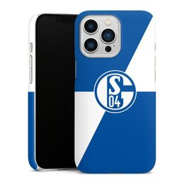 DeinDesign iPhone 13 Pro Handy Premium Case Smartphone Handyh&uuml;lle Schutzh&uuml;lle matt Official Licensed Product Fc Schalke 04 Bundesliga Premium Case